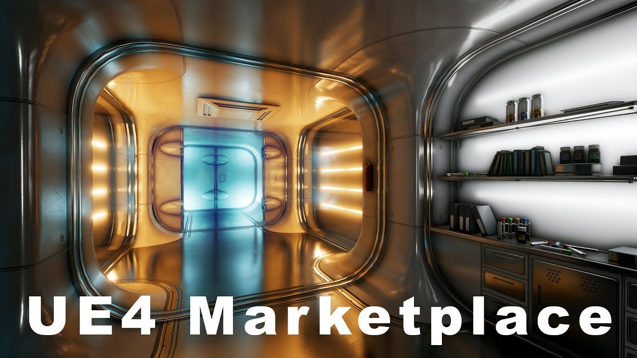 Modular Sci-Fi Laboratory [UE4 Marketplace]