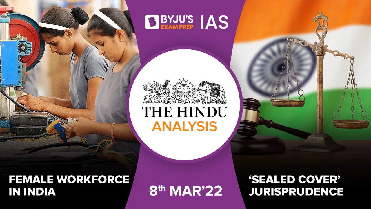 'The Hindu' Analysis for 8th March, 2022. (Current Affairs for UPSC/IAS)