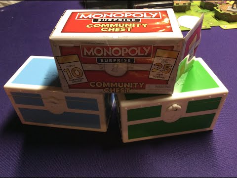 Monopoly Surprise: Community Chest -- Unboxing & Hidden Codes