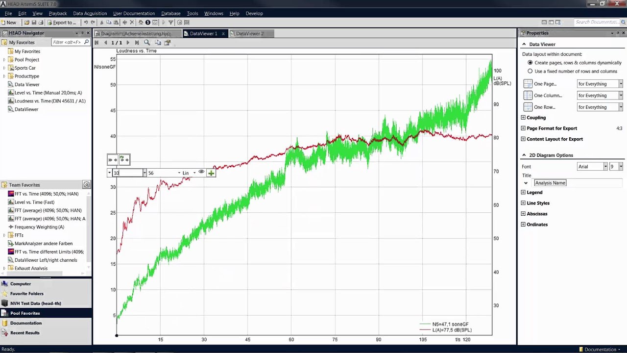 Axis Settings | ArtemiS SUITE Tutorial