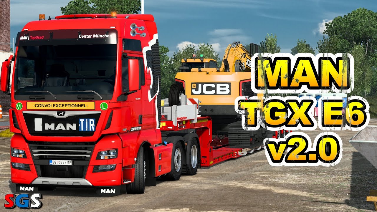 |ETS2 1.51| MAN TGX Euro6 by Gloover v2.0