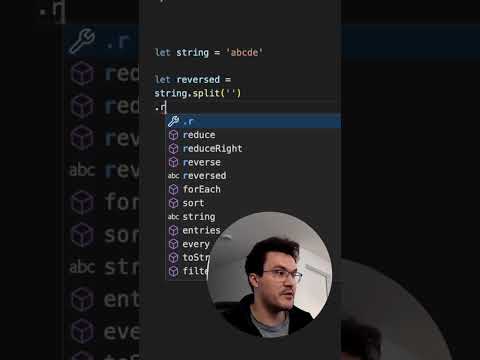Reverse a string in JavaScript