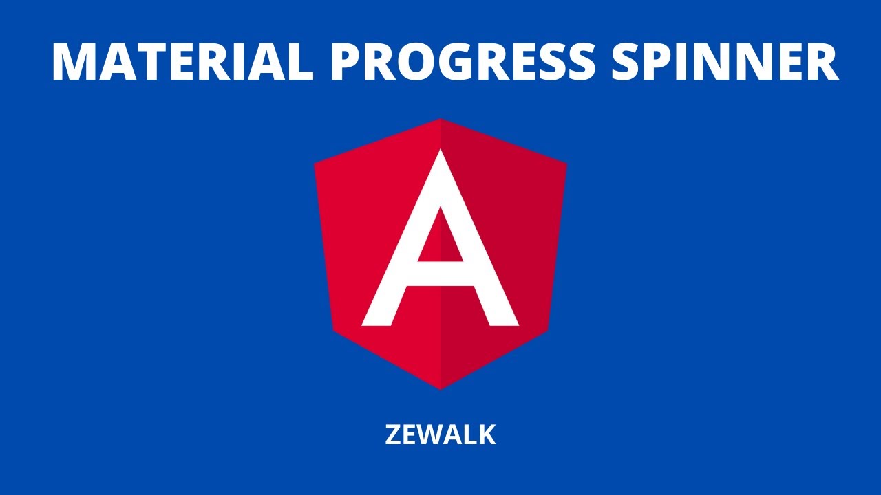 Angular Material Progress Spinner tutorial | Angular Material 12 [2021]