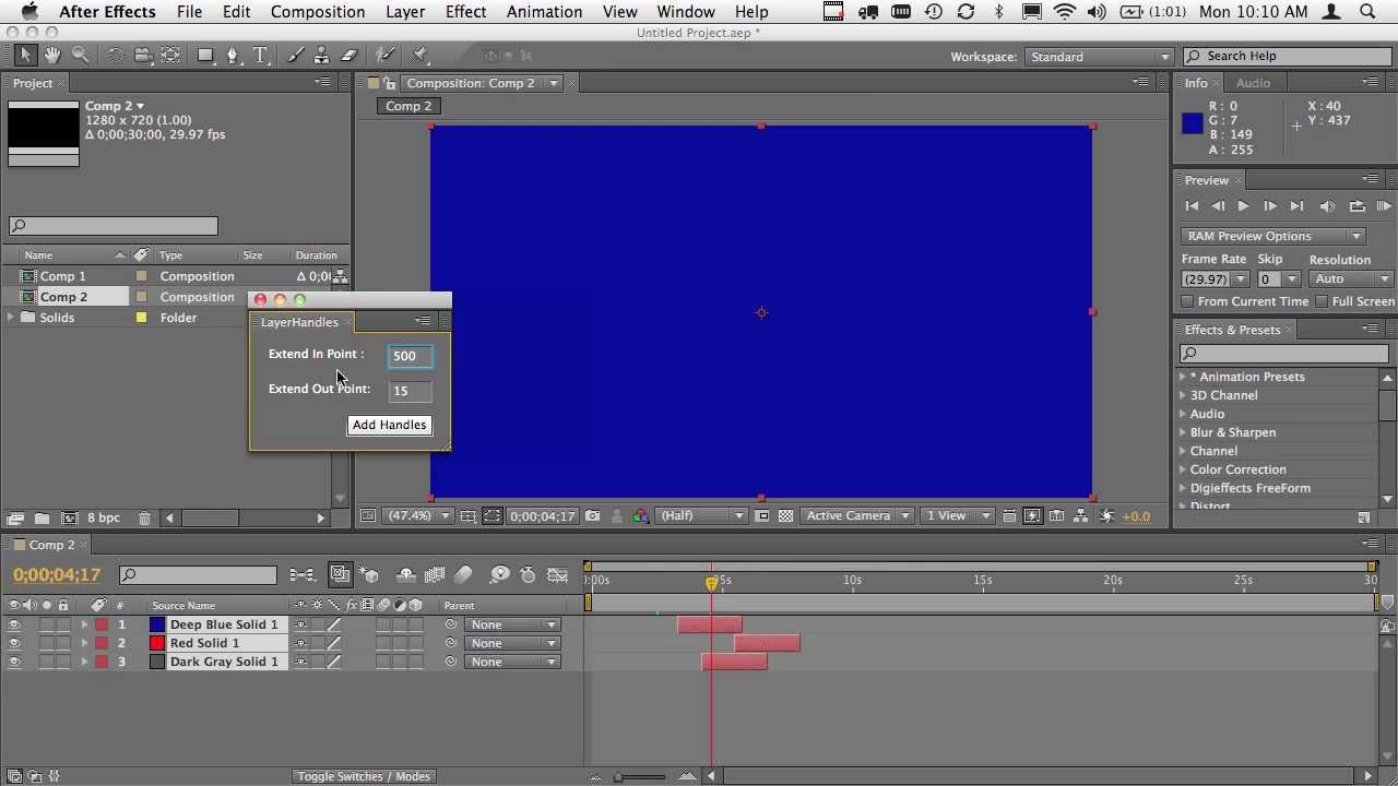Layer Handles Script Demo