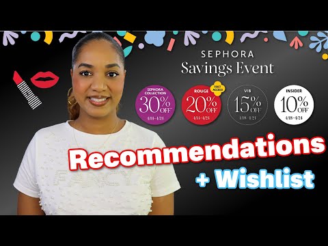 SEPHORA SPRING Beauty Insider SALE 2023! Recommendations & Wishlist!!