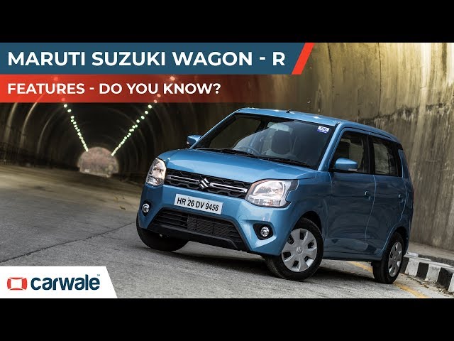 Maruti Wagon R Features Do You Know? 1 minute Review - CarWale