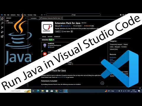 How to Run Java in Visual Studio Code in Windows 7/10/11 Pc & Laptop ...