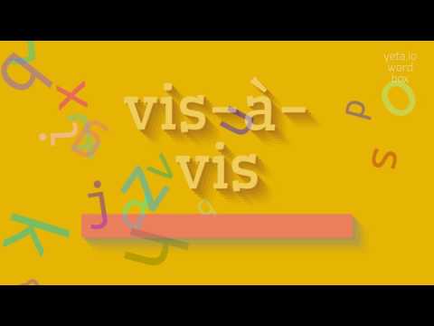 How to say "vis-à-vis"! (High Quality Voices)