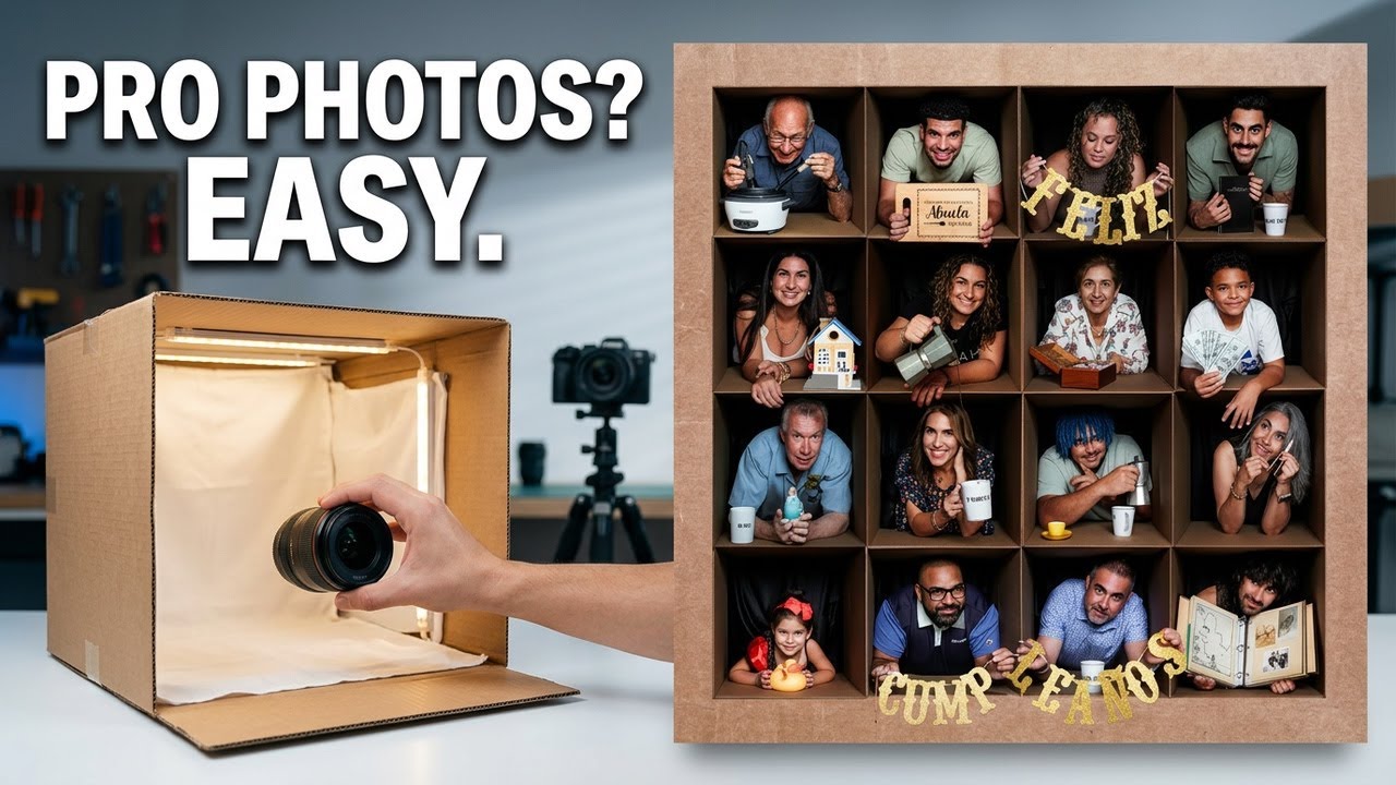 Photography in a Box | Easy DIY Mini Studio Setup
