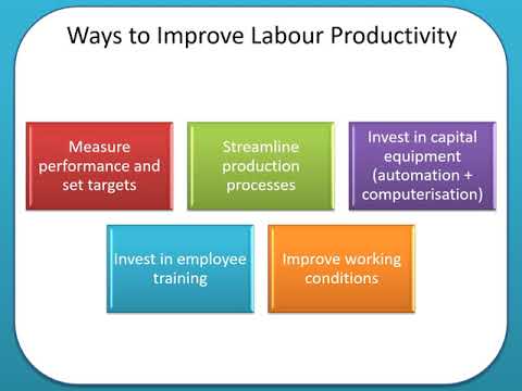 Unit 4 video 4 labour productivity