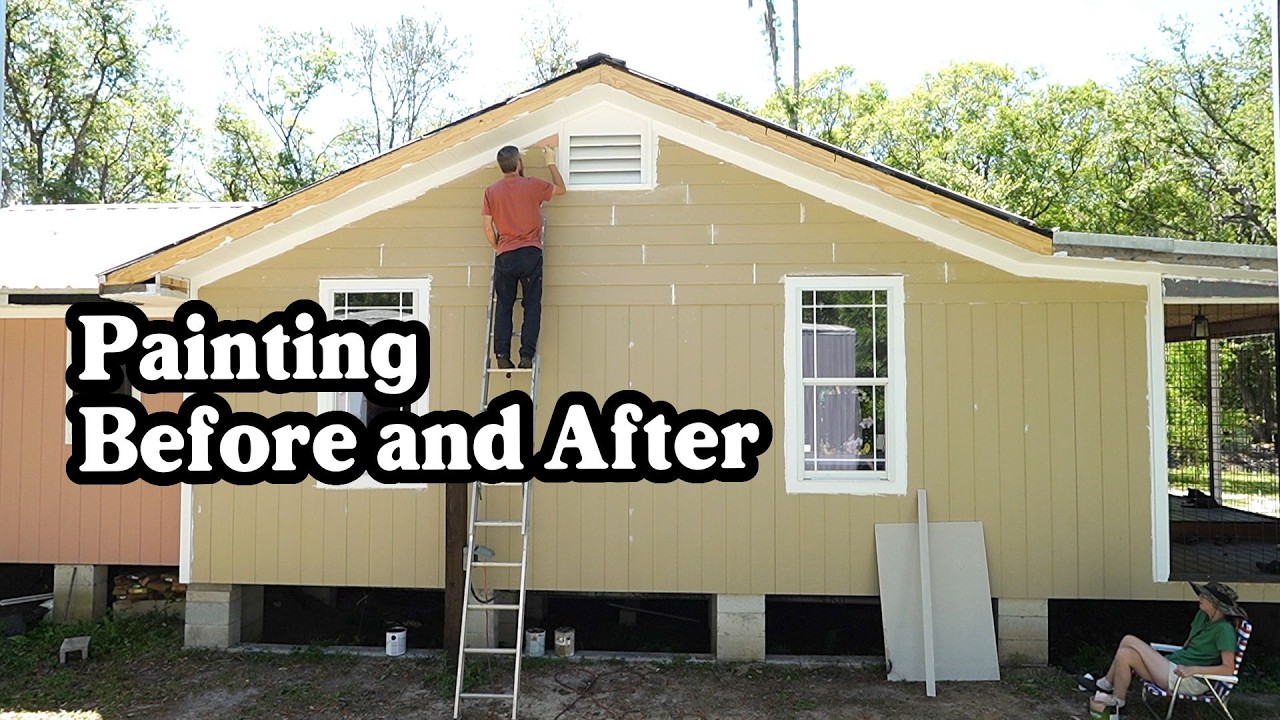 Painting the New Siding