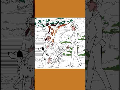 101 Dalmatians coloring | Disney | Happy Color #disney #short #101dalmatians