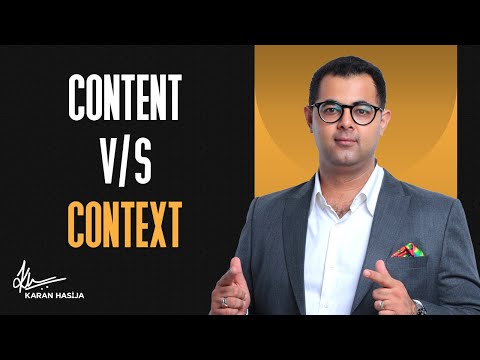 Context vs Content?