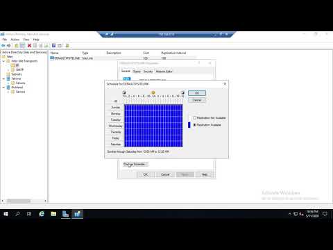 Creating sites and subnets