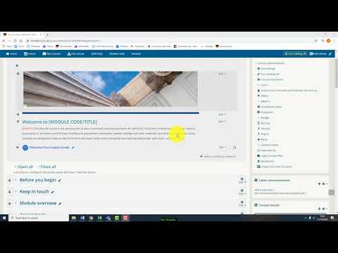 Introduction to moodle