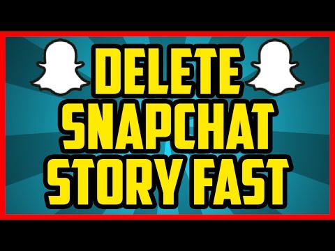 HOW TO DELETE YOUR SNAPCHAT STORY 2017 (QUICK & EASY) - Delete Pictures From Your Snapchat Story