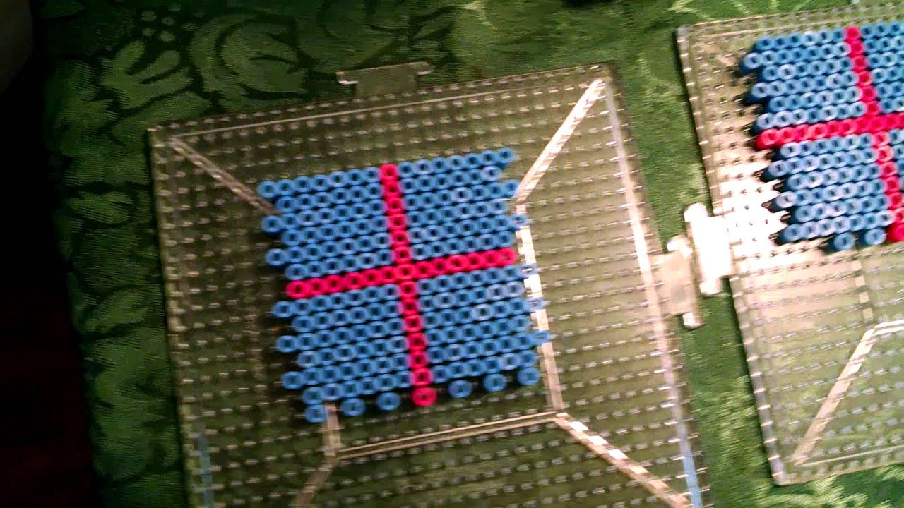 3D Perler Bead Companion Cube Tutorial Part 1
