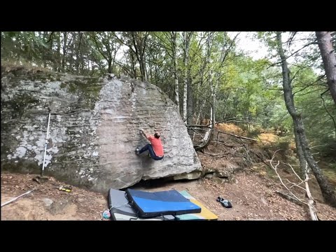 La Oreja direct 6c+, Rozas Boulder