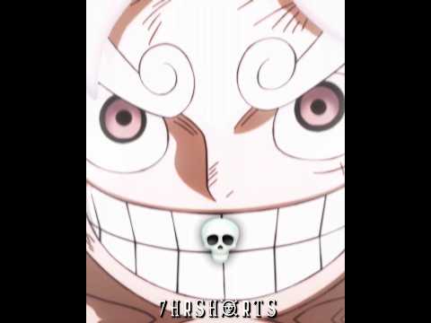 Luffy In His Gear 5 💀#anime #dragoball #onepiece #amv #edit #zoroonepiece