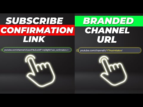 How to Set YouTube Custom Channel URL and Subscribe Confirmation Link