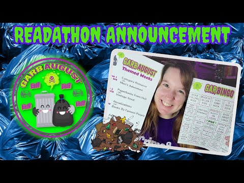 Readathon Announcement: GarbAugust 2023 - Glorious Literary Trash: Paperbacks From Hell & MORE 🥳🗑
