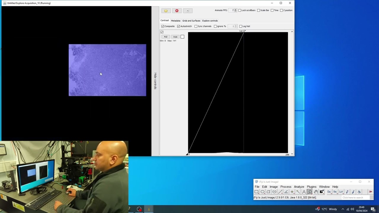 Use of the Micro-Magellan plugin for Micro-manager controlling an openFrame