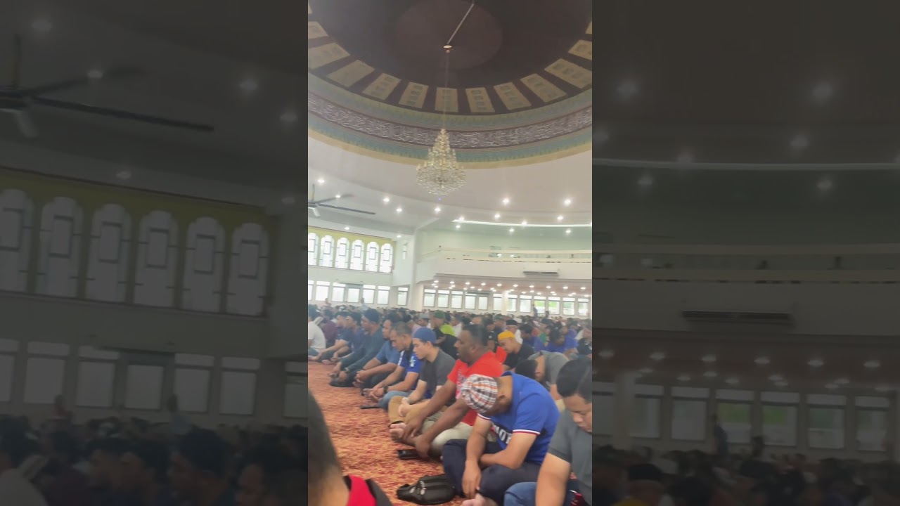 Juma Mubarak! Massive 360 view of Masjid Tun Abdul Aziz PJ Malaysia #shorts @irfan143ahmad