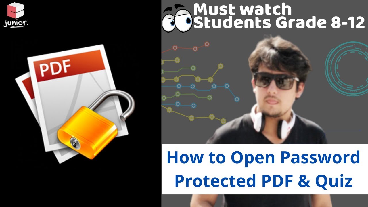 Cyber Security Basics | Lesson #12 | How to Open Password Protected PDF & Quiz | Coding Blocks Jr.