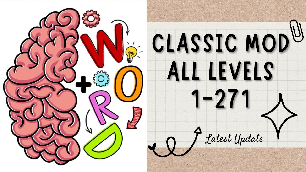 Brain Test : Tricky Words | Classic Mod | Fast Walkthrough| All Levels 1 - 271 2022 Latest Update