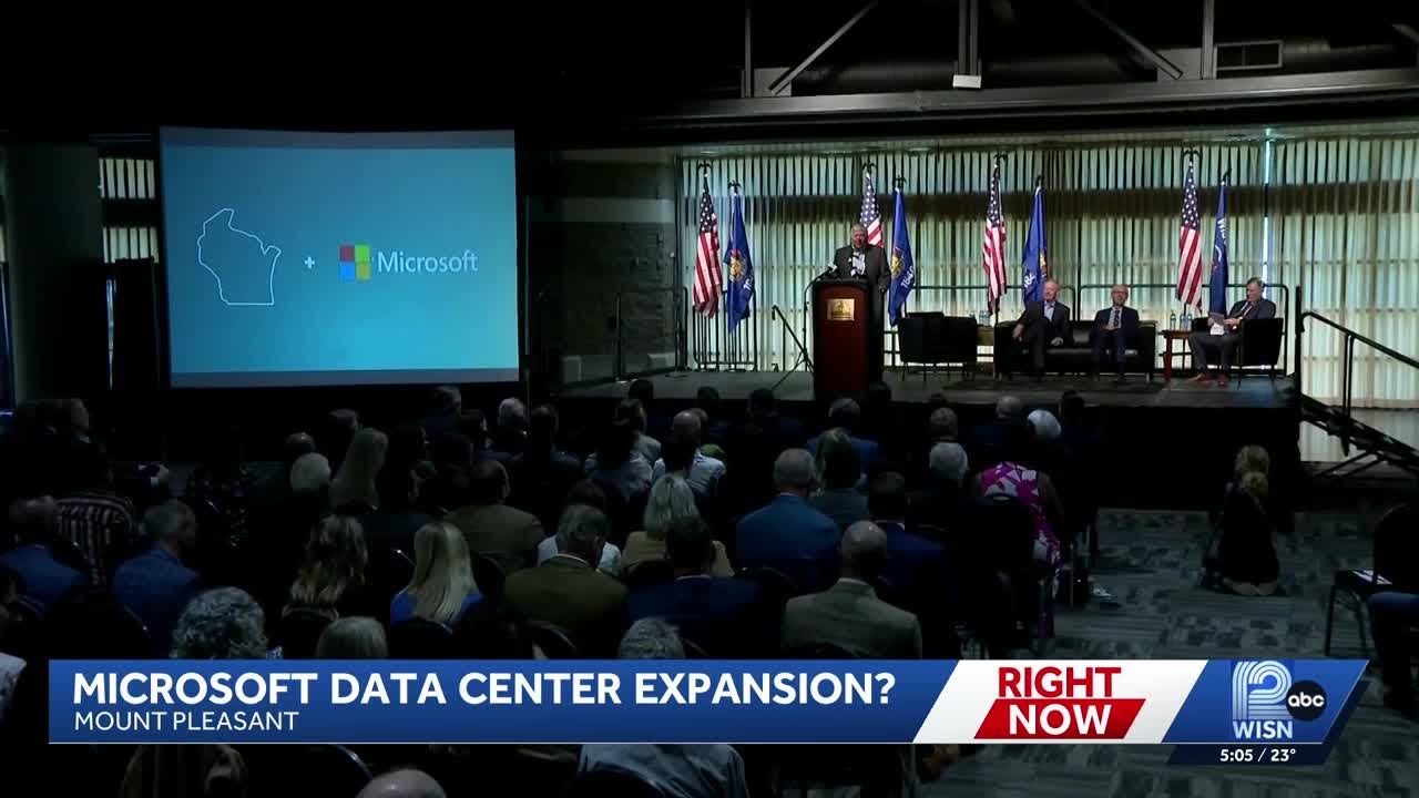 Microsoft plans massive data center expansion in Mount Pleasant