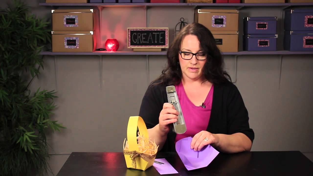 How to Make Easter Egg Baskets : Easter Eggs and Spring