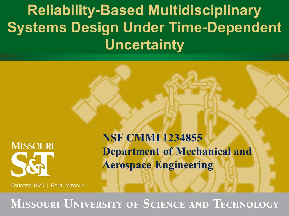 Reliability based multidisciplinary systems design under time dependent uncertainty