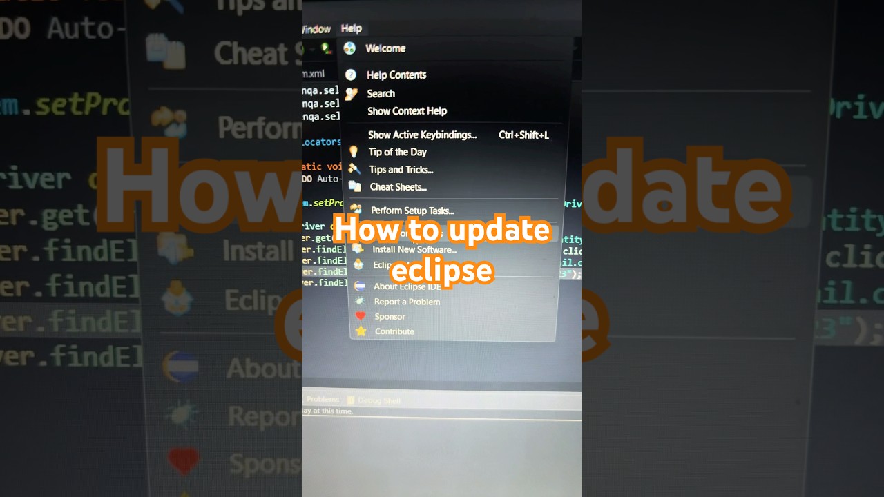 Update eclipse latest version  #coding #eclipse2026 #eclipse #java #programming #intellij