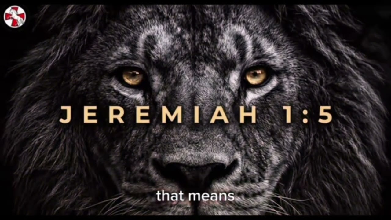 One of The most powerful verses purpose! JEREMIAH 1:5