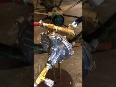 Propane setup.