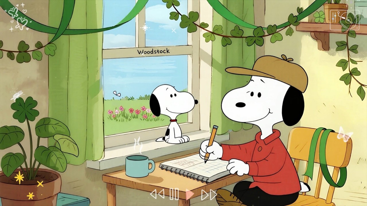 Snoopy Study Room Jazz ☕ Live 24/7 Relaxing Music for Focus, Work & Reading