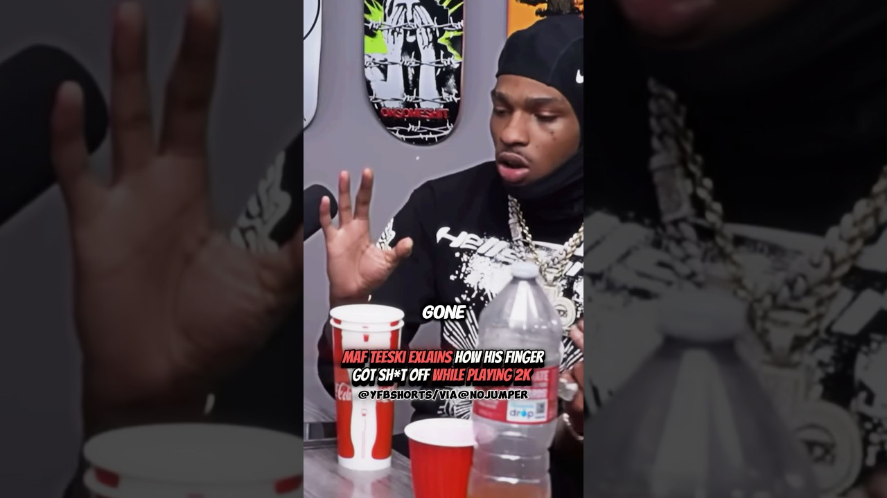 MAF Teeski Explains How His Finger Got Sh*t Off While Playing The Game 😳 @NoJumper