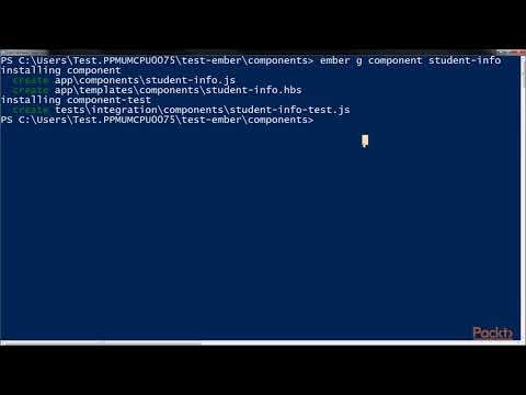 Learn Ember js 3 x Web Development Recipes Using Components in an Application | packtpub com ...
