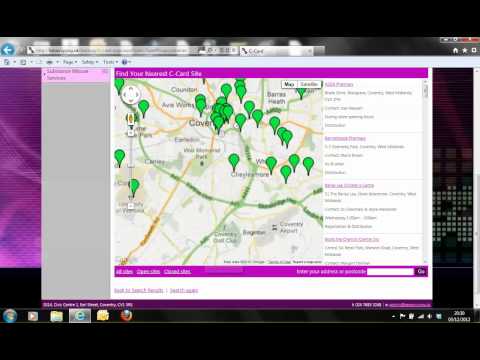 BESAVVY: C-CARD MAP FEATURE
