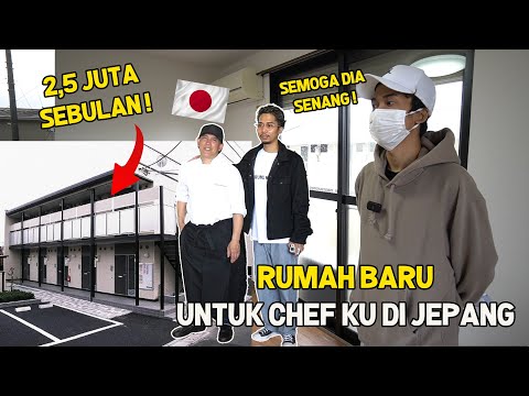 KASI RUMAH BARU UNTUK CHEF KU DI JEPANG ! SEMOGA DIA SENANG & SEMANGAT KERJA !