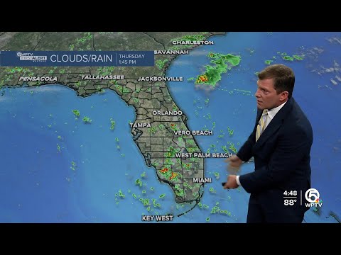 WPTV First Alert Weather Forecast for Evening of Thursday, June 12, 2025