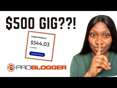 How I make money freelance writing via Problogger
