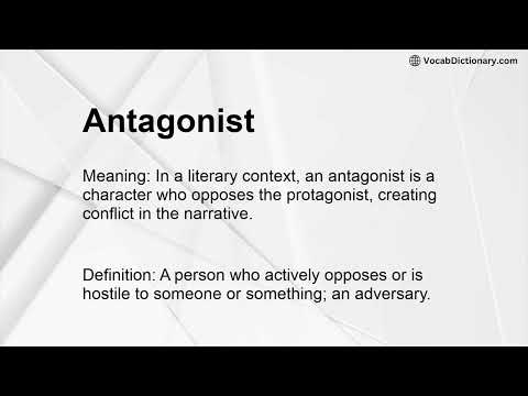 Antagonist Meaning