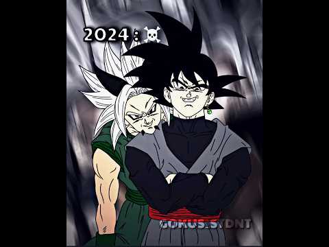 Goku and Gohan then vs now ???? (Black Goku and Black Gohan) ☠️ #shorts #dbs #goku #anime #whis #edit