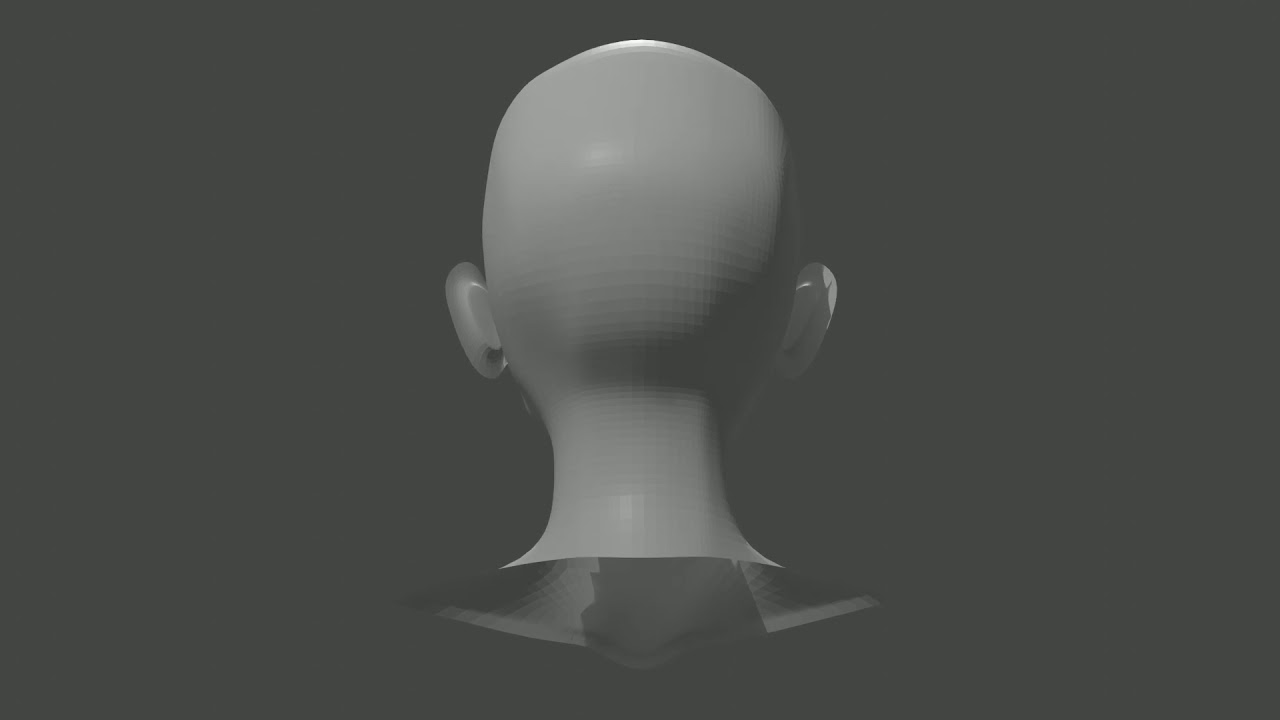 Face modeling with cgcookie