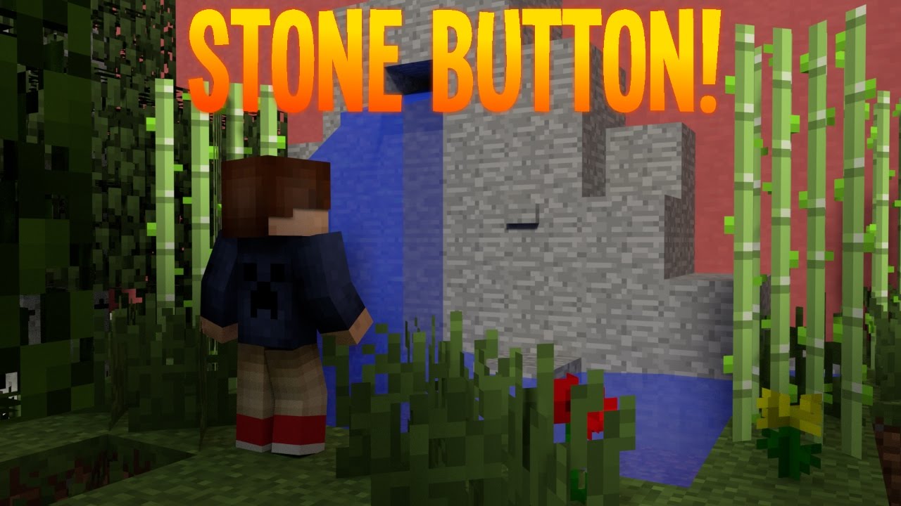 Minecraft: FIND THE STONE BUTTON! -Where is the Stone Button! -Custom Map!