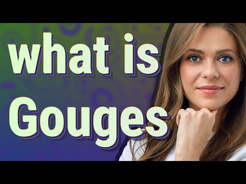 Gouges | meaning of Gouges