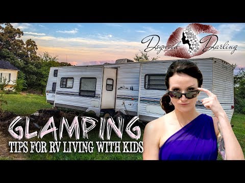 GLAMPING!! RV LIVING WITH KIDS Tips to Making it Off Grid in a Tiny House - Dogwood Darling