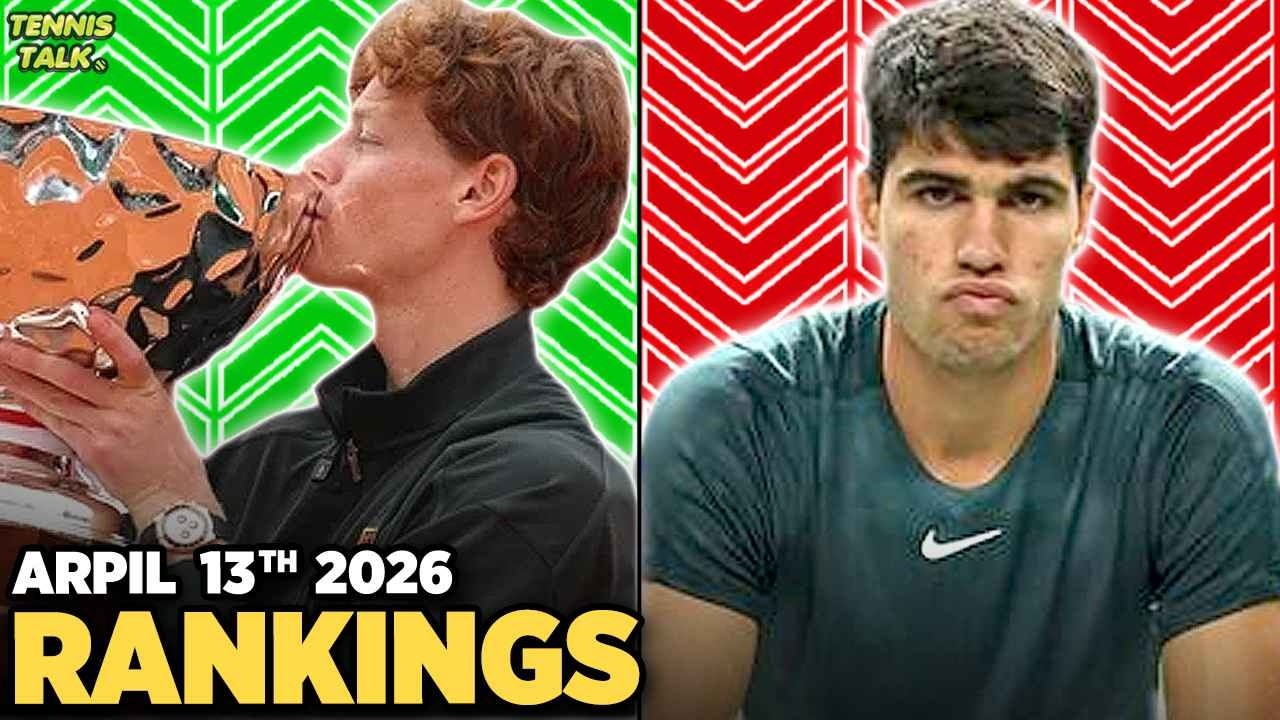 Sinner No. 1 after Monte Carlo 2026 | Alcaraz, Mboko Fall | Andreeva Wins Linz | Tennis Rankings