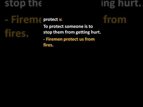 protect, Meaning, Definition, Pronunciation & example